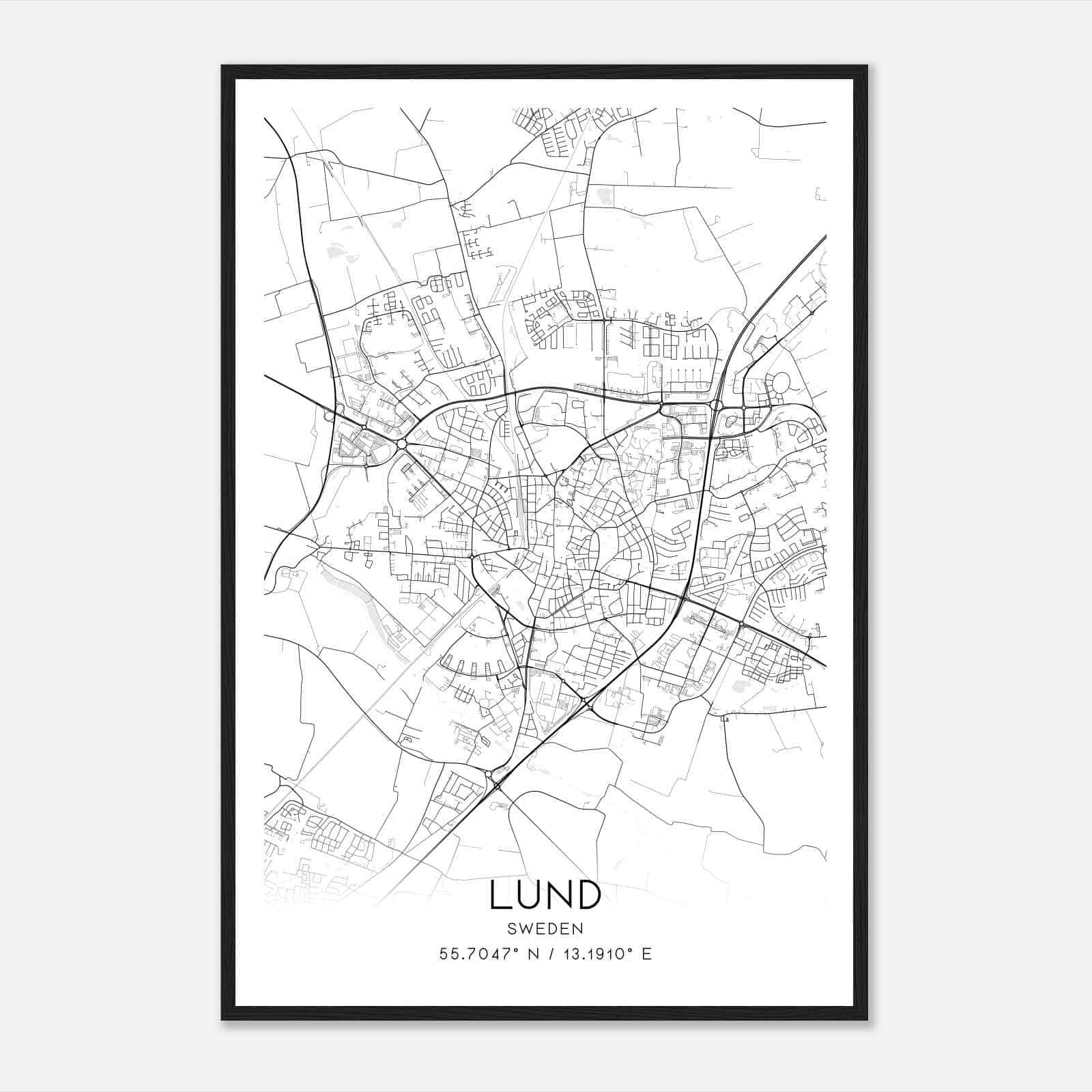 Lund - Custom Maps & Posters
