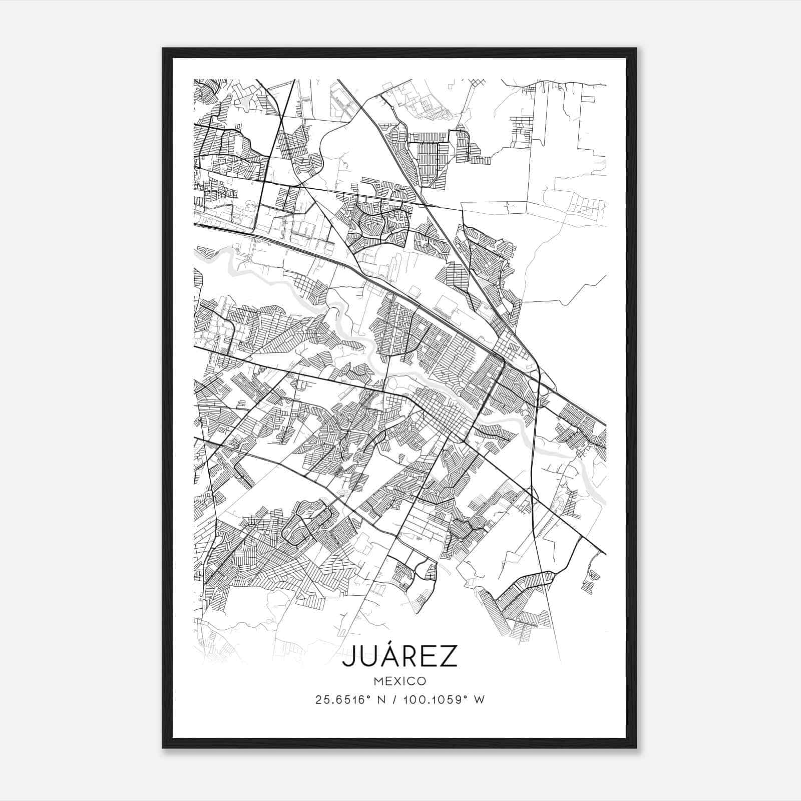 Juarez - Custom Maps & Posters