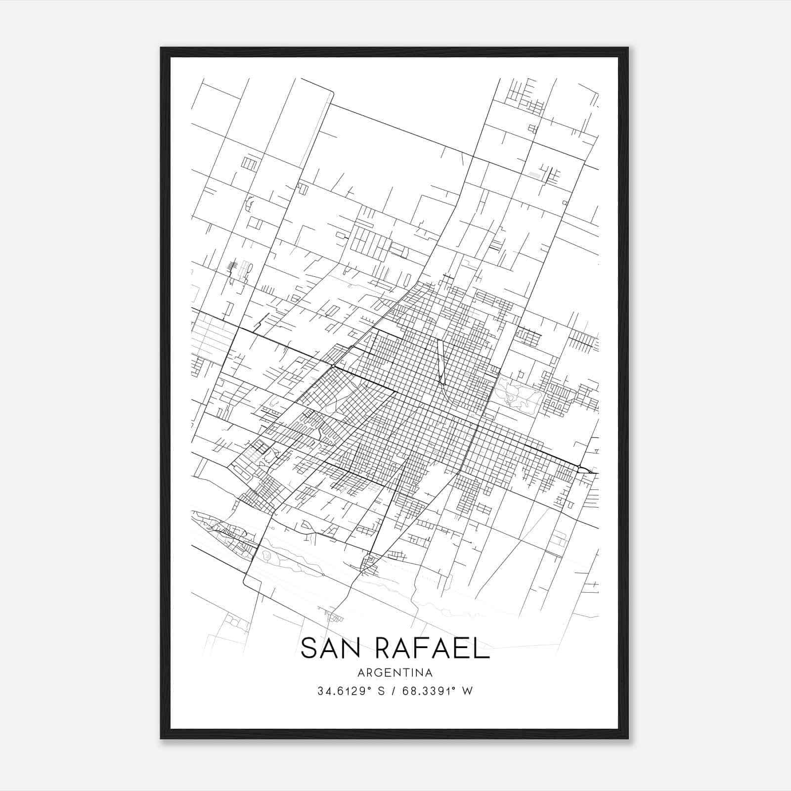 San Rafael - Custom Maps & Posters