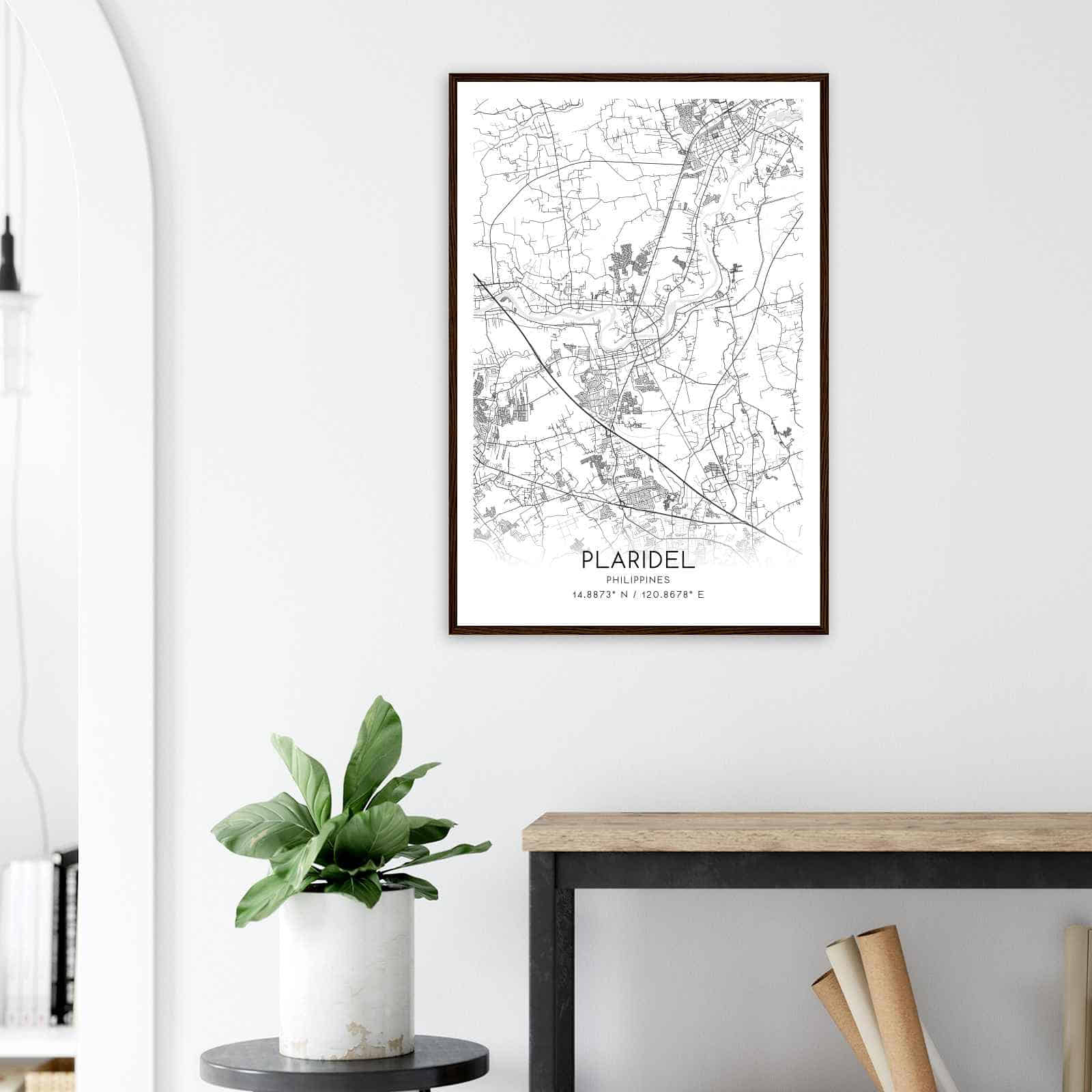 Plaridel Philippines Map Poster, Plaridel City Road Wall Art Print ...
