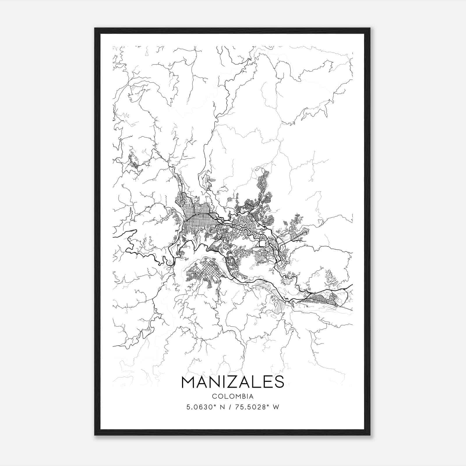 Manizales - Custom Maps & Posters
