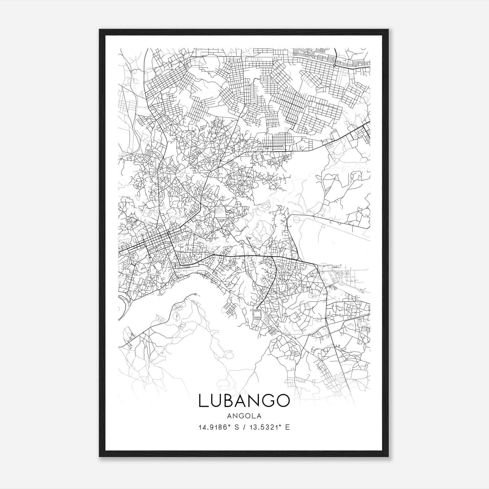 Lubango - Custom Maps & Posters