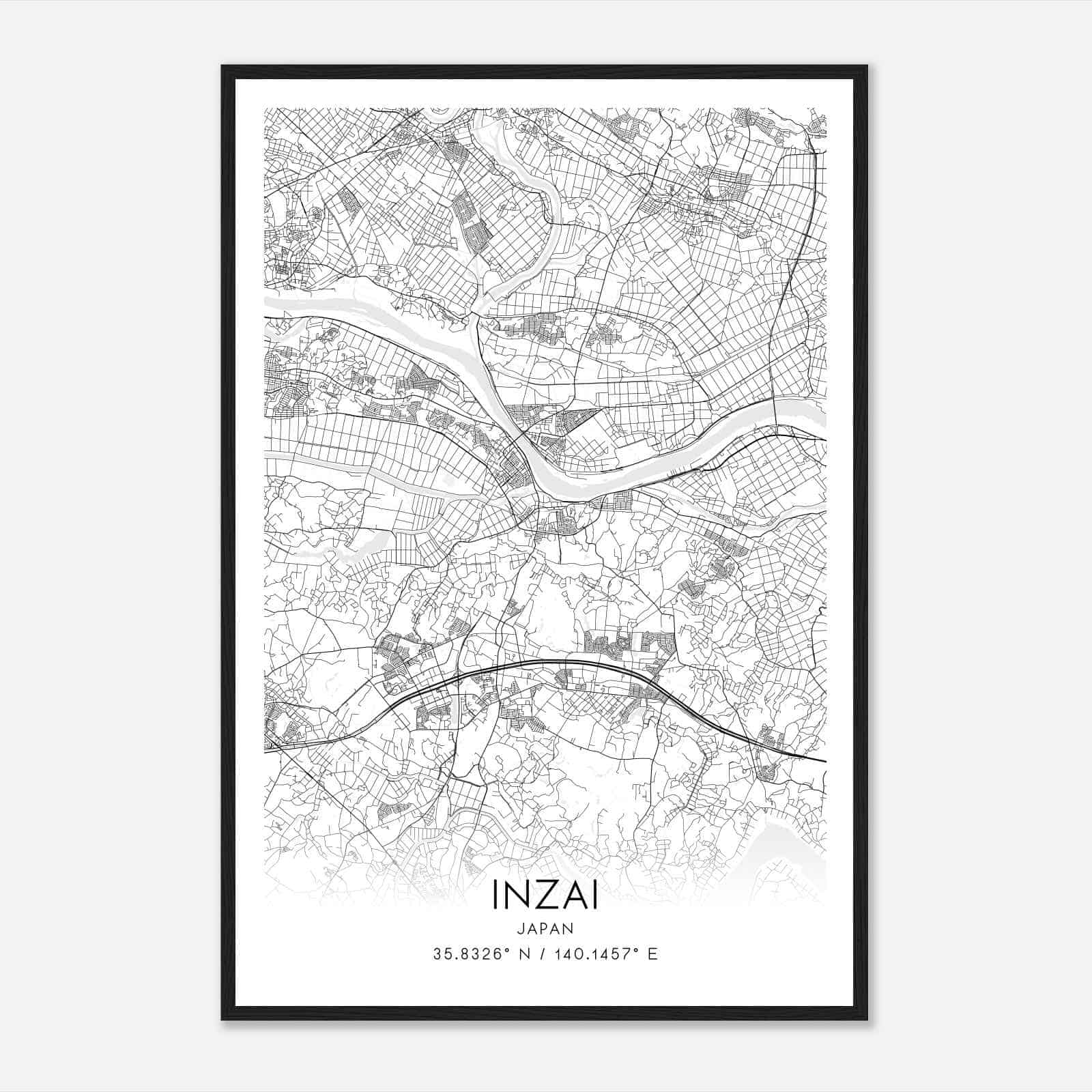 Inzai - Custom Maps & Posters