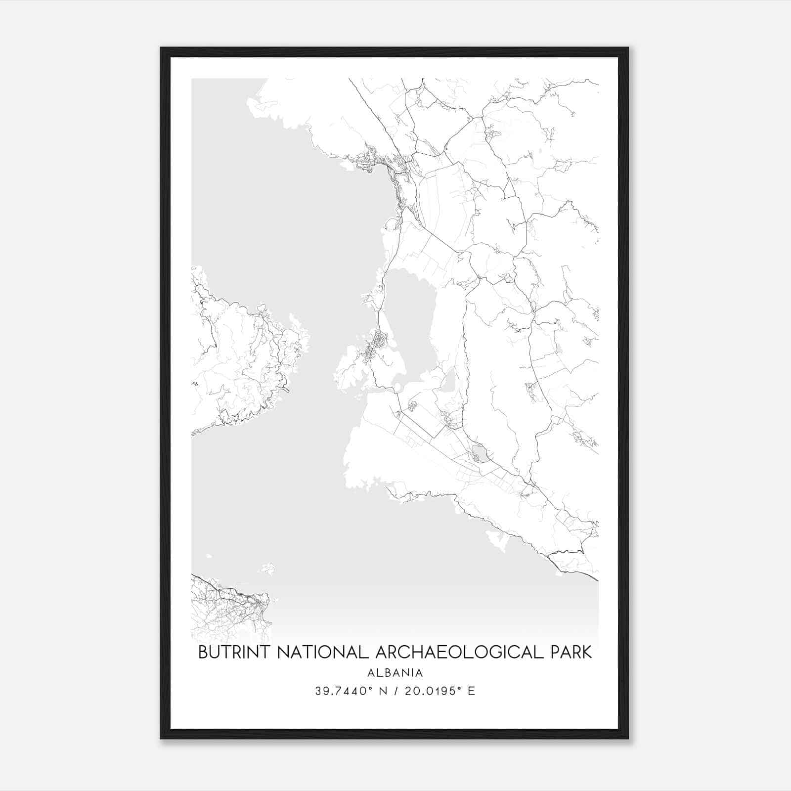 Butrint National Archaeological Park - Custom Maps & Posters