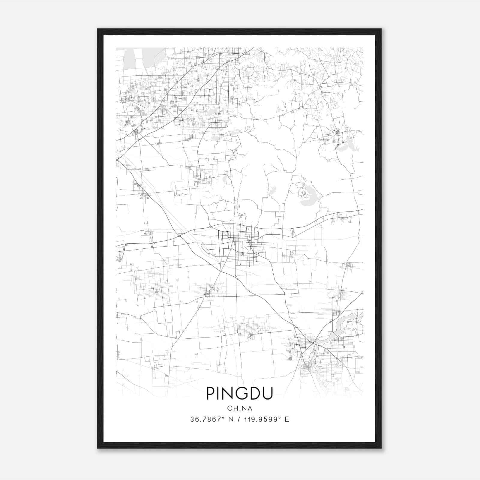 Pingdu - Custom Maps & Posters