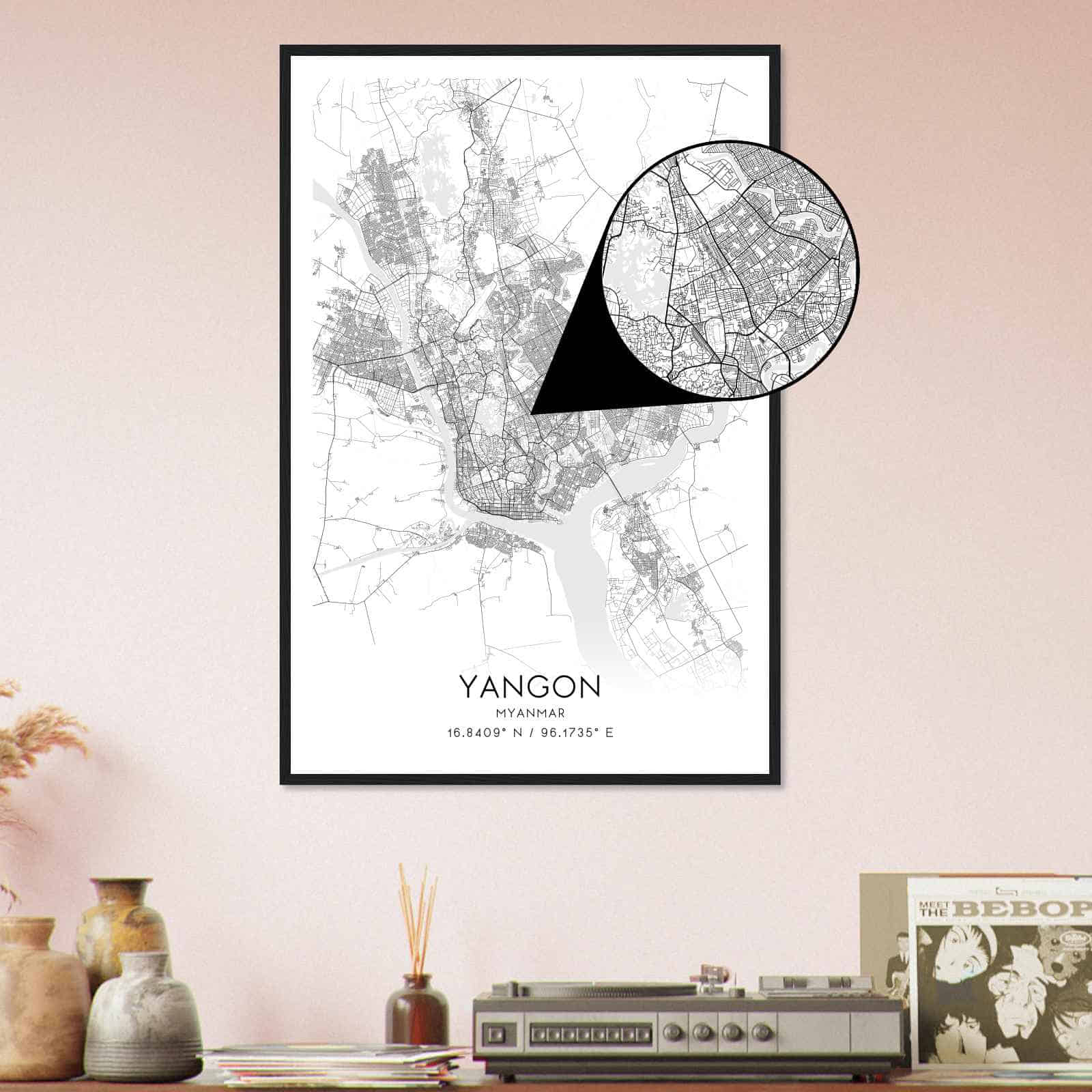 Yangon - Custom Maps & Posters