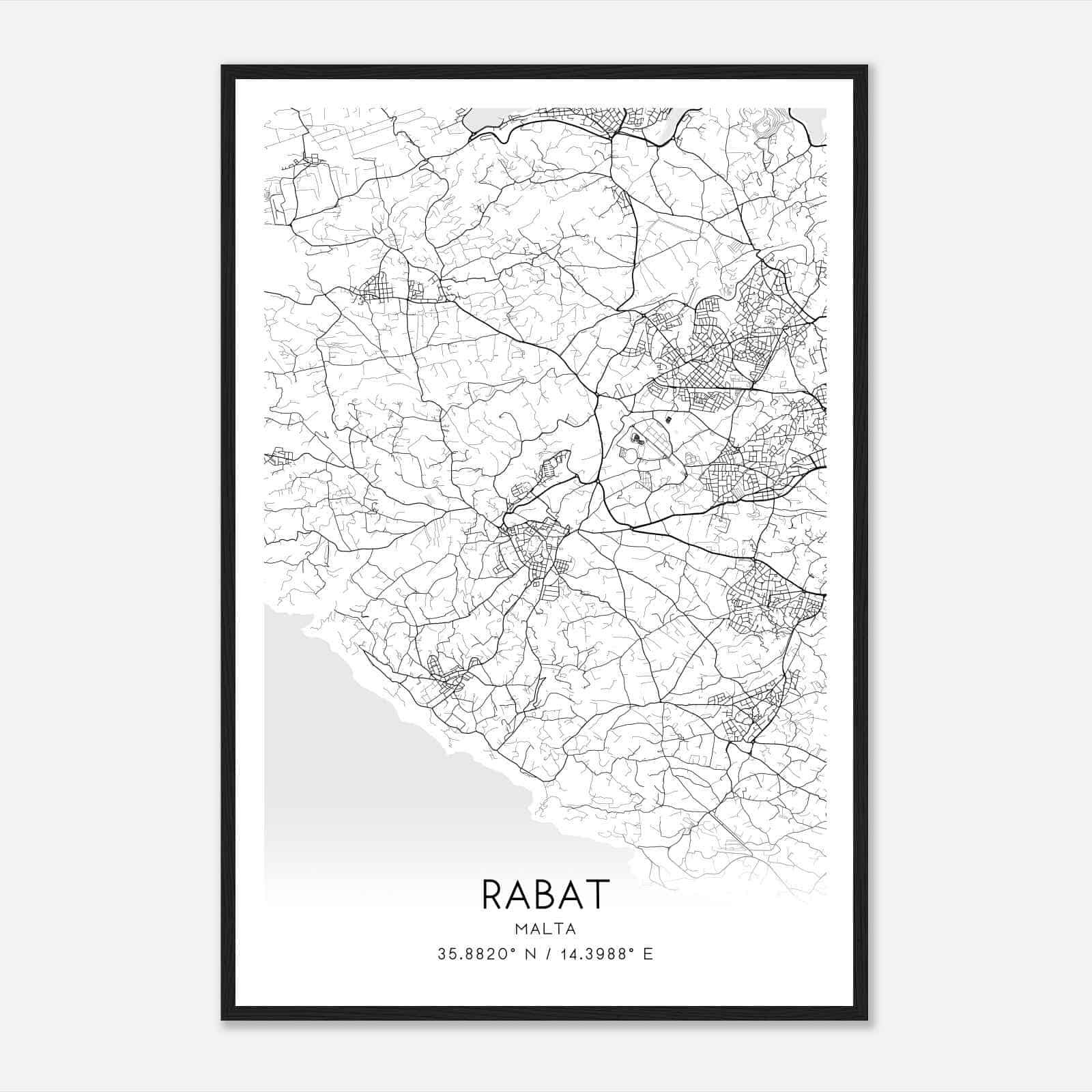 Rabat - Custom Maps & Posters