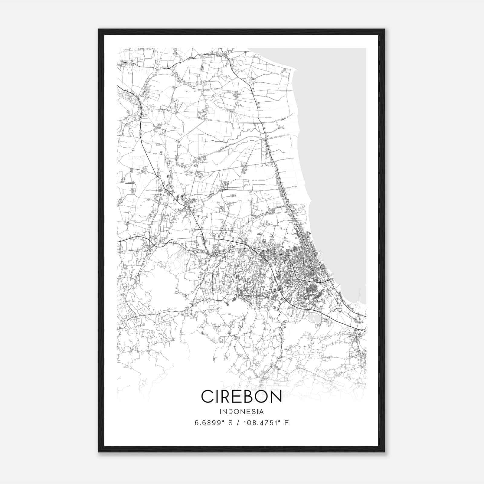 Cirebon - Custom Maps & Posters