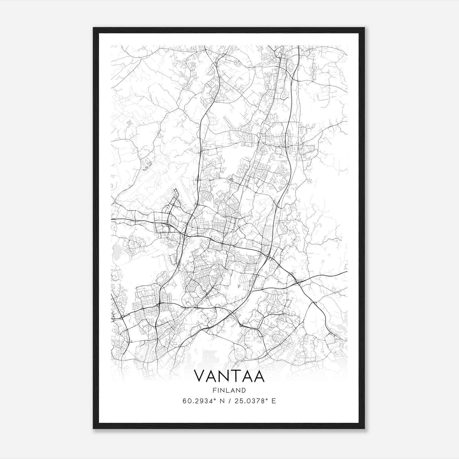 Vantaa - Custom Maps & Posters
