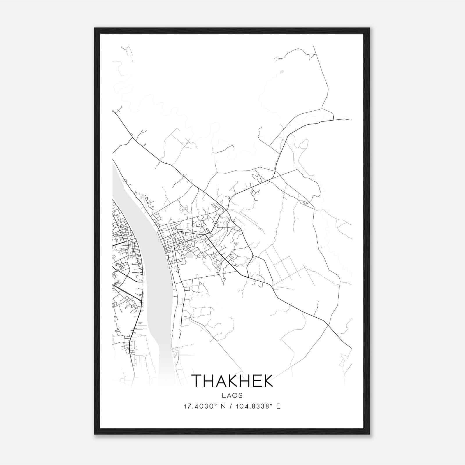 Thakhek - Custom Maps & Posters