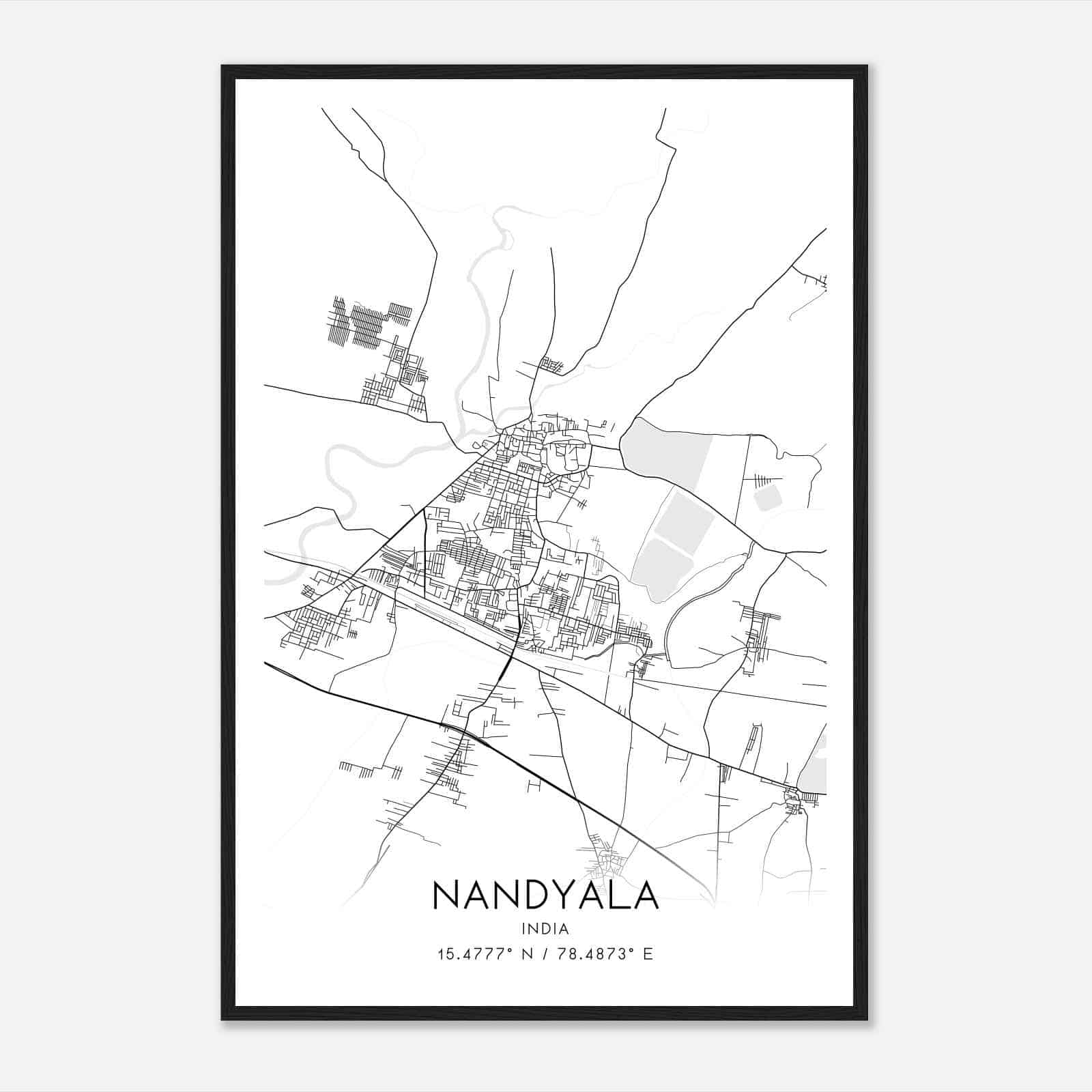 Nandyala - Custom Maps & Posters