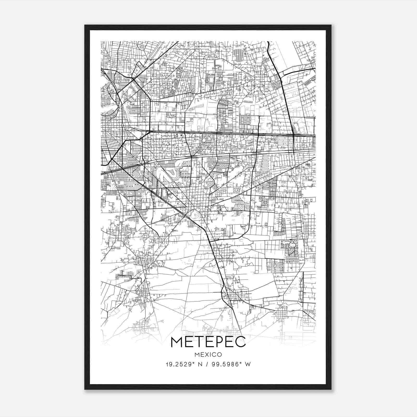 Metepec - Custom Maps & Posters