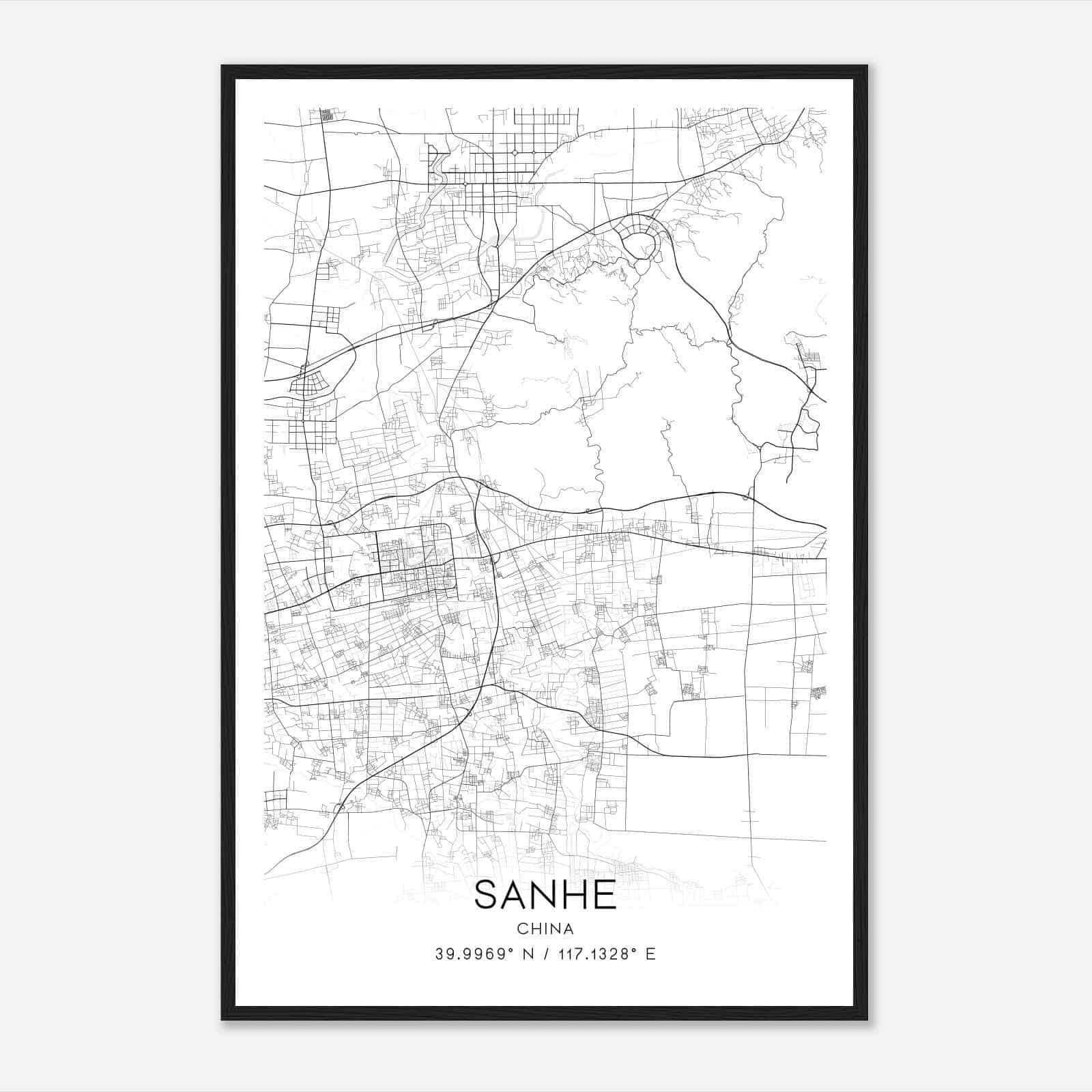 Sanhe - Custom Maps & Posters