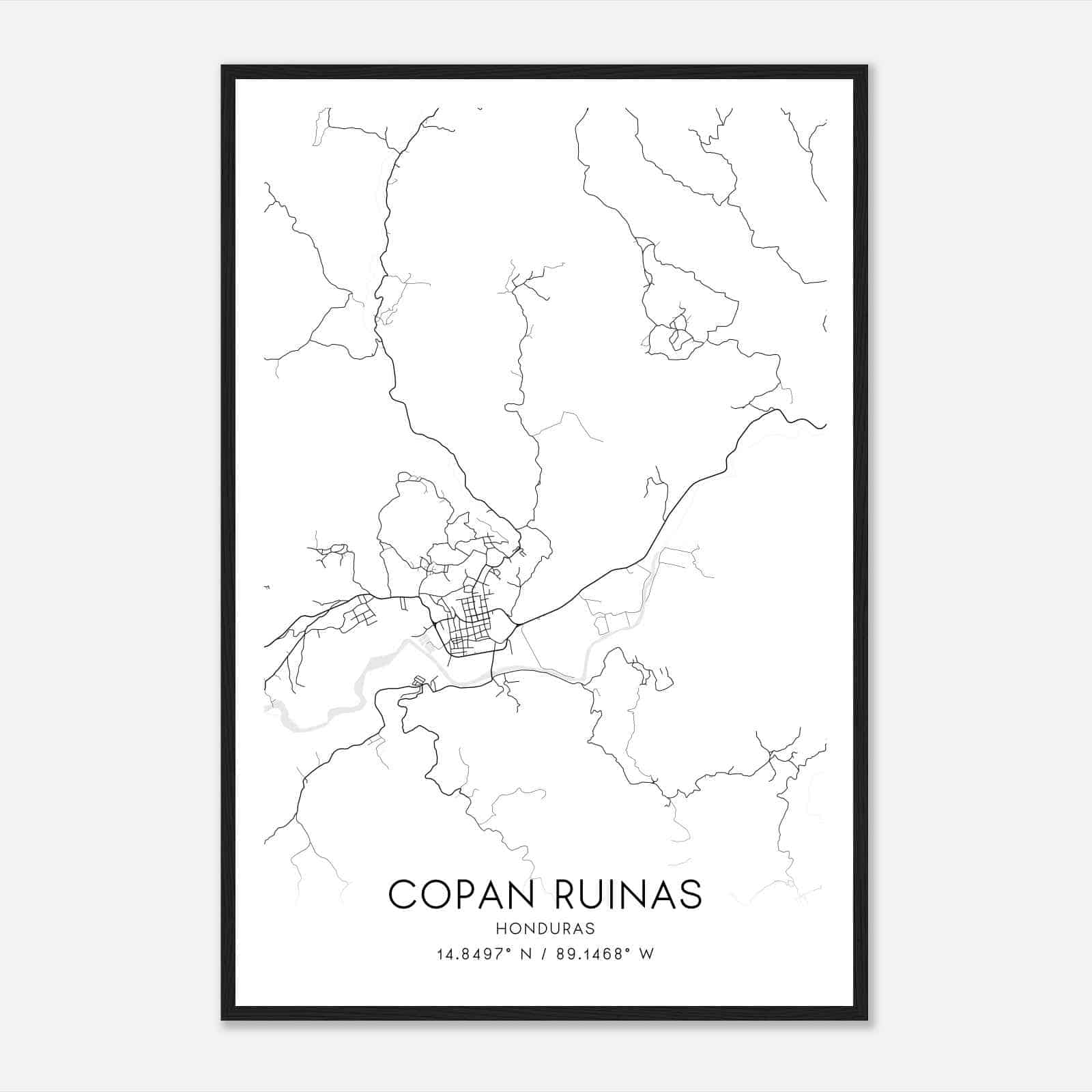 Copan Ruinas - Custom Maps & Posters