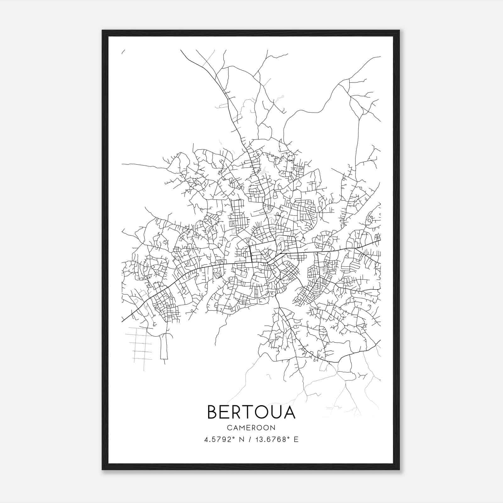 Bertoua - Custom Maps & Posters