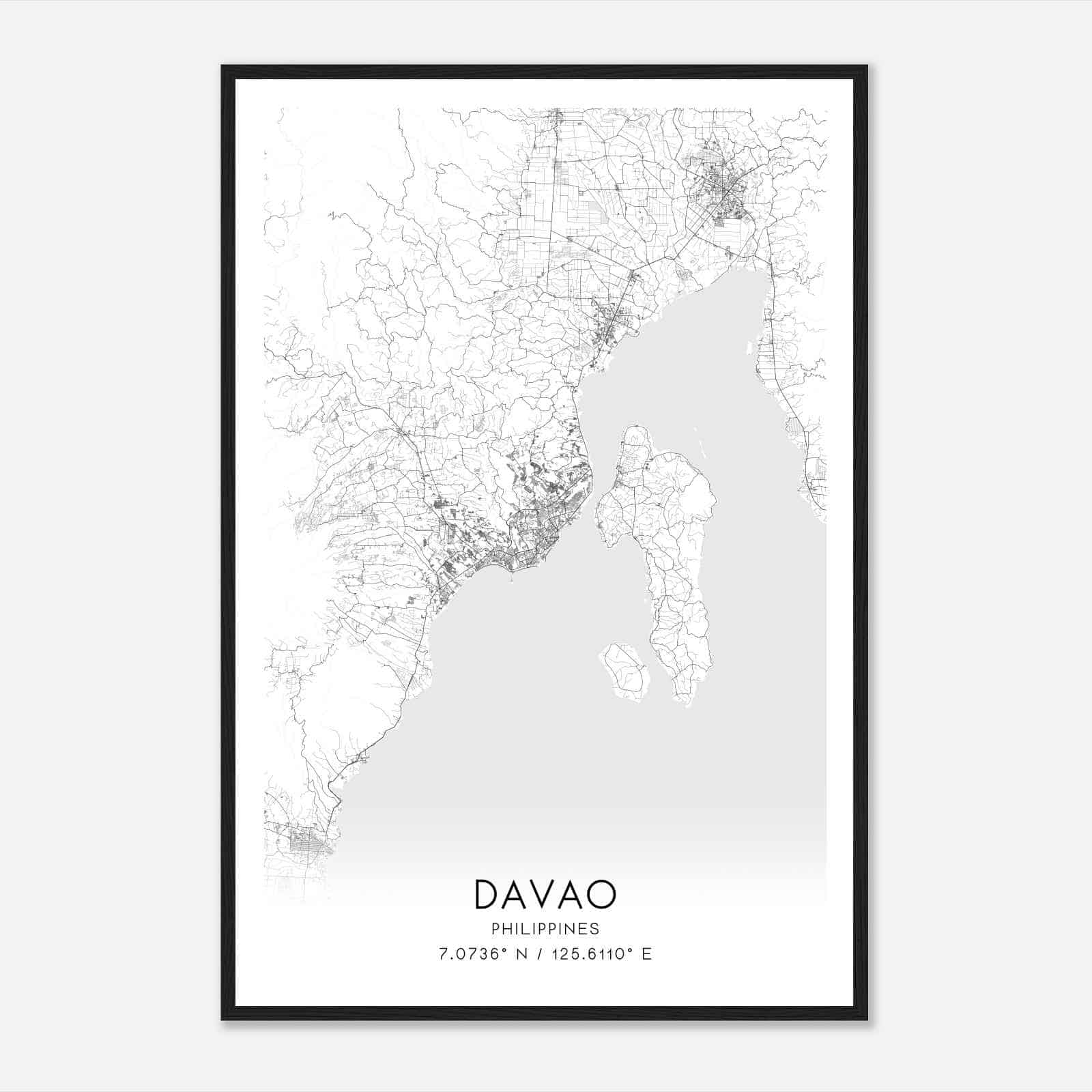 Davao - Custom Maps & Posters