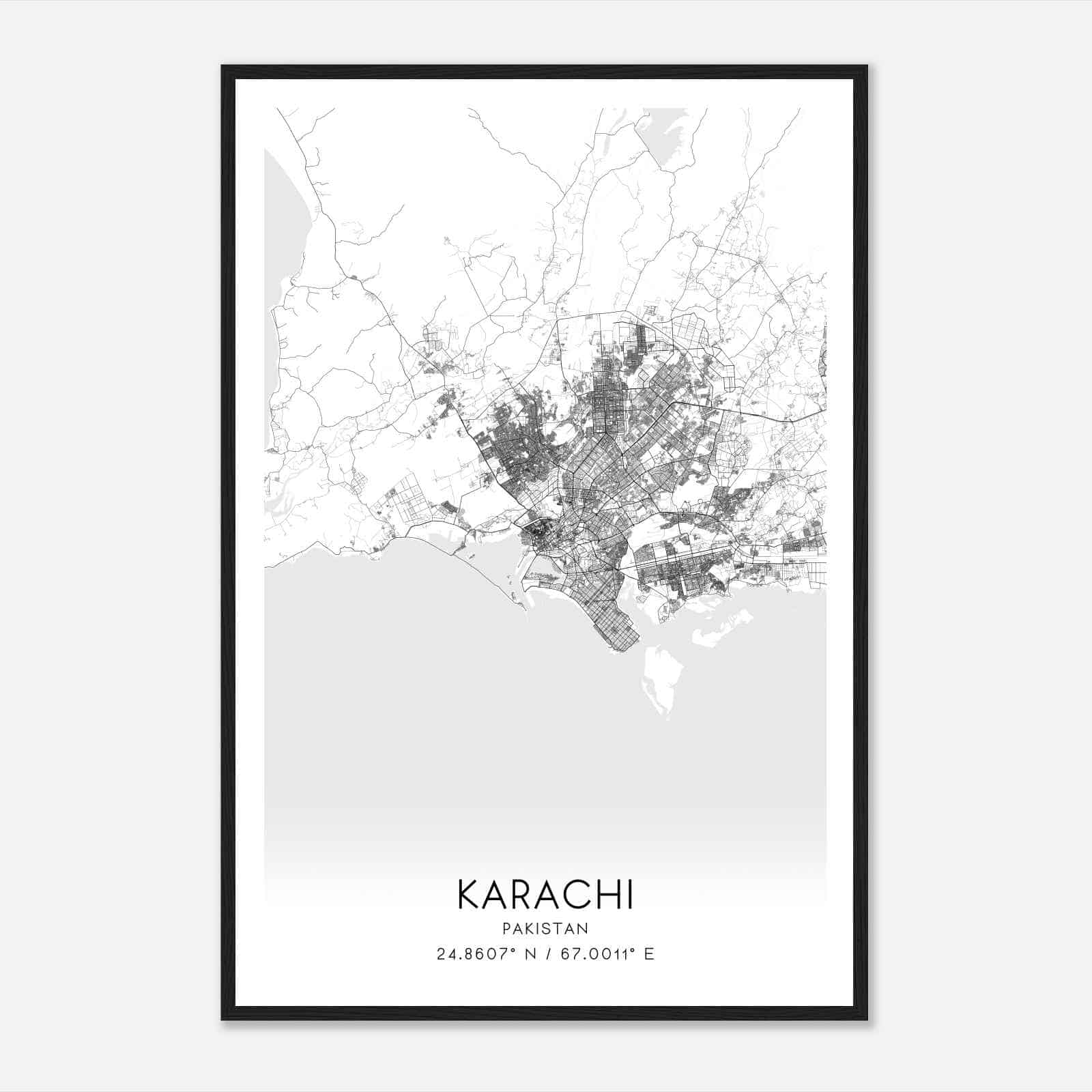 Karachi - Custom Maps & Posters