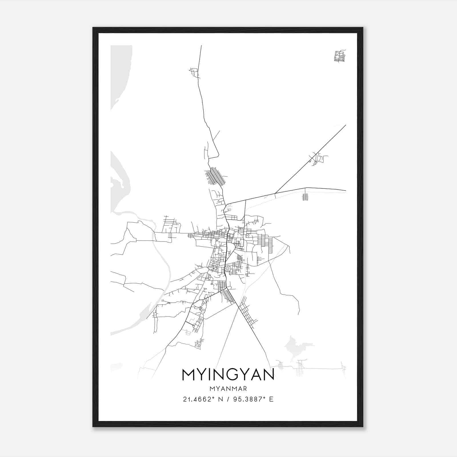 Myingyan - Custom Maps & Posters
