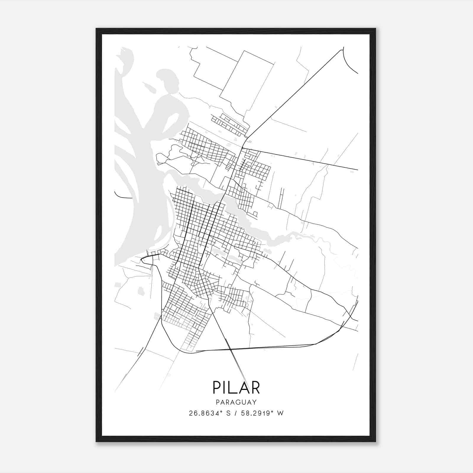 Pilar - Custom Maps & Posters