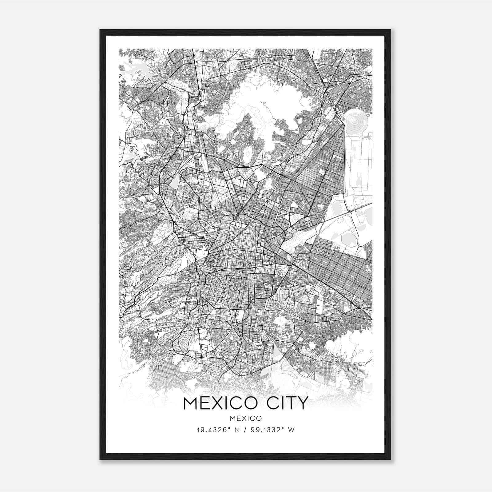 Mexico City - Custom Maps & Posters