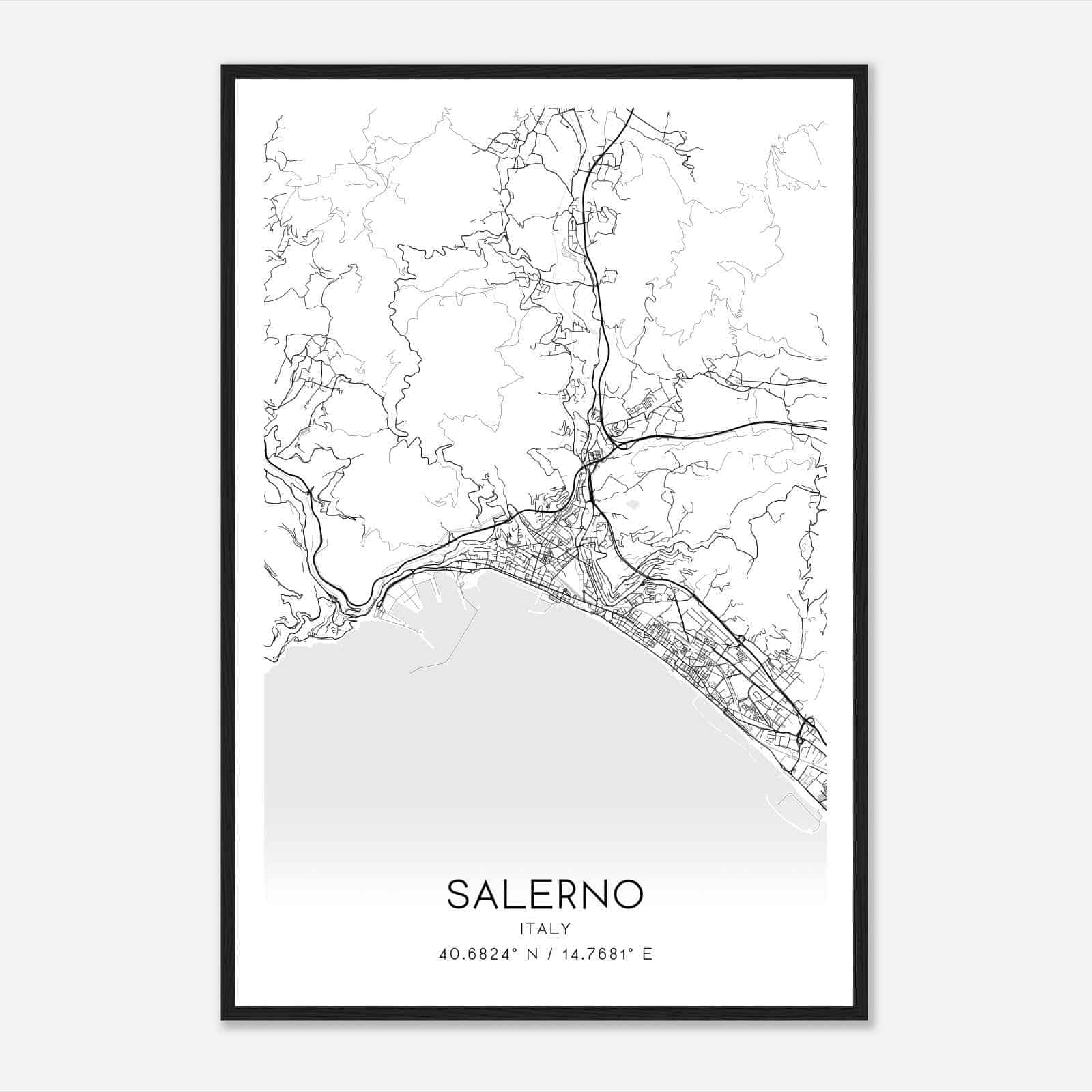 Salerno - Custom Maps & Posters