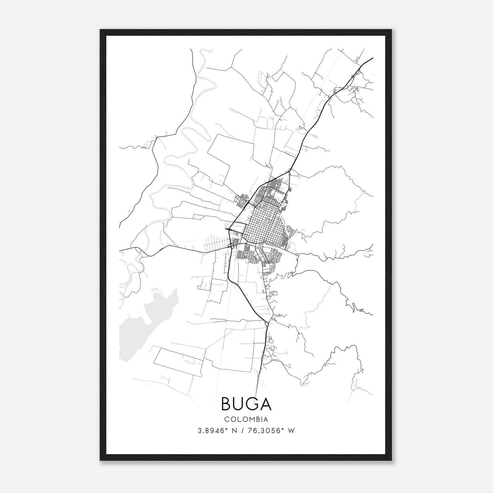 Buga - Custom Maps & Posters