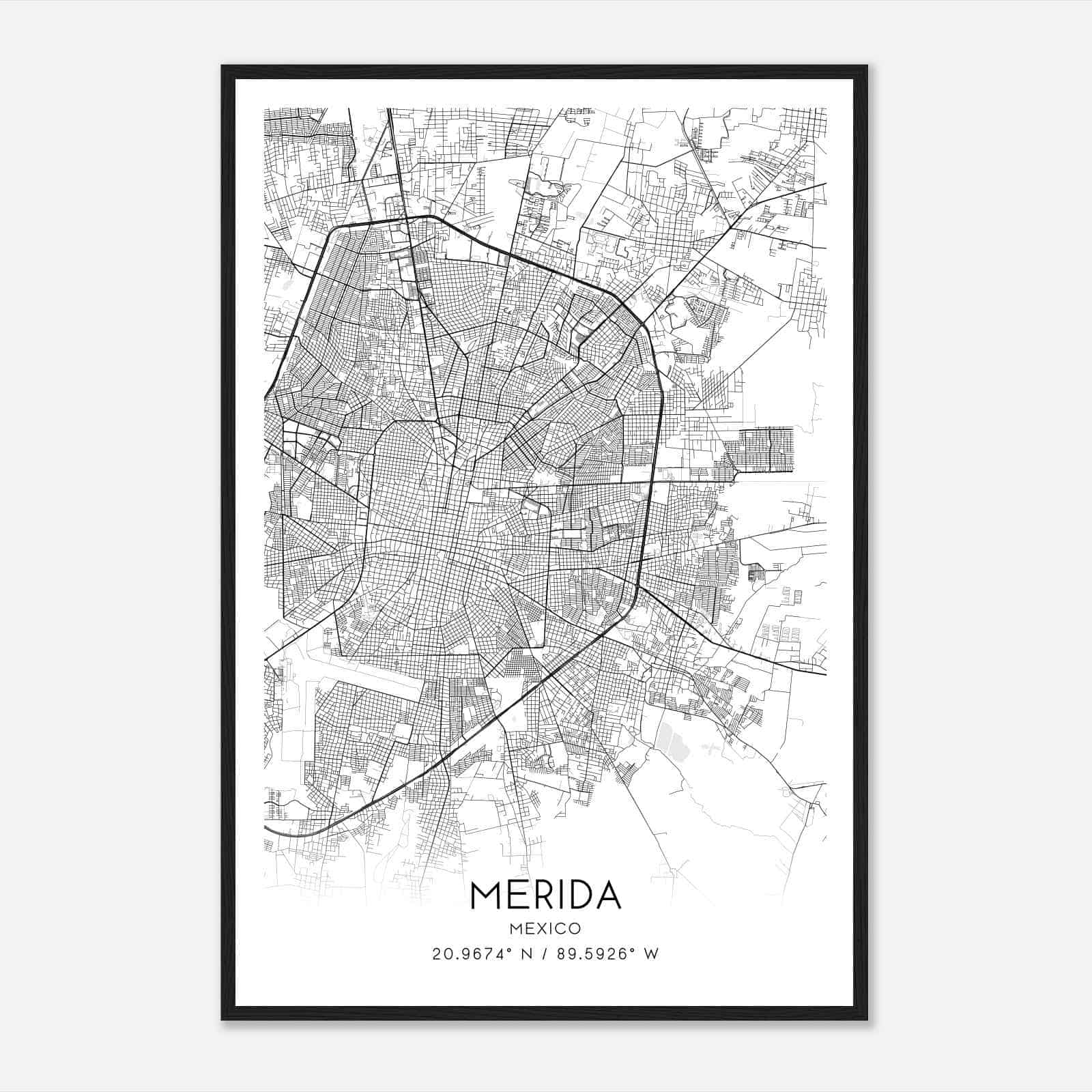 Merida - Custom Maps & Posters