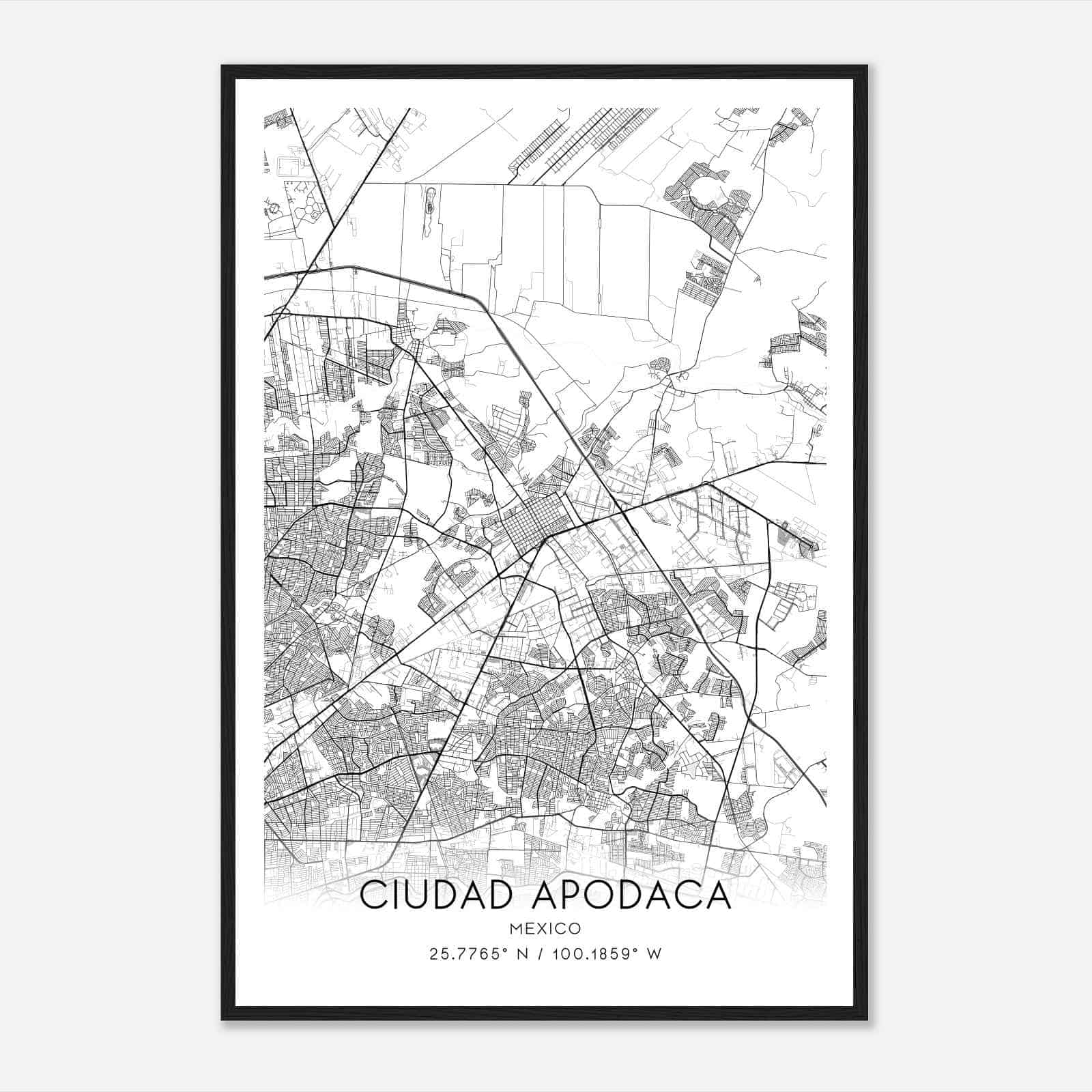 Ciudad Apodaca - Custom Maps & Posters