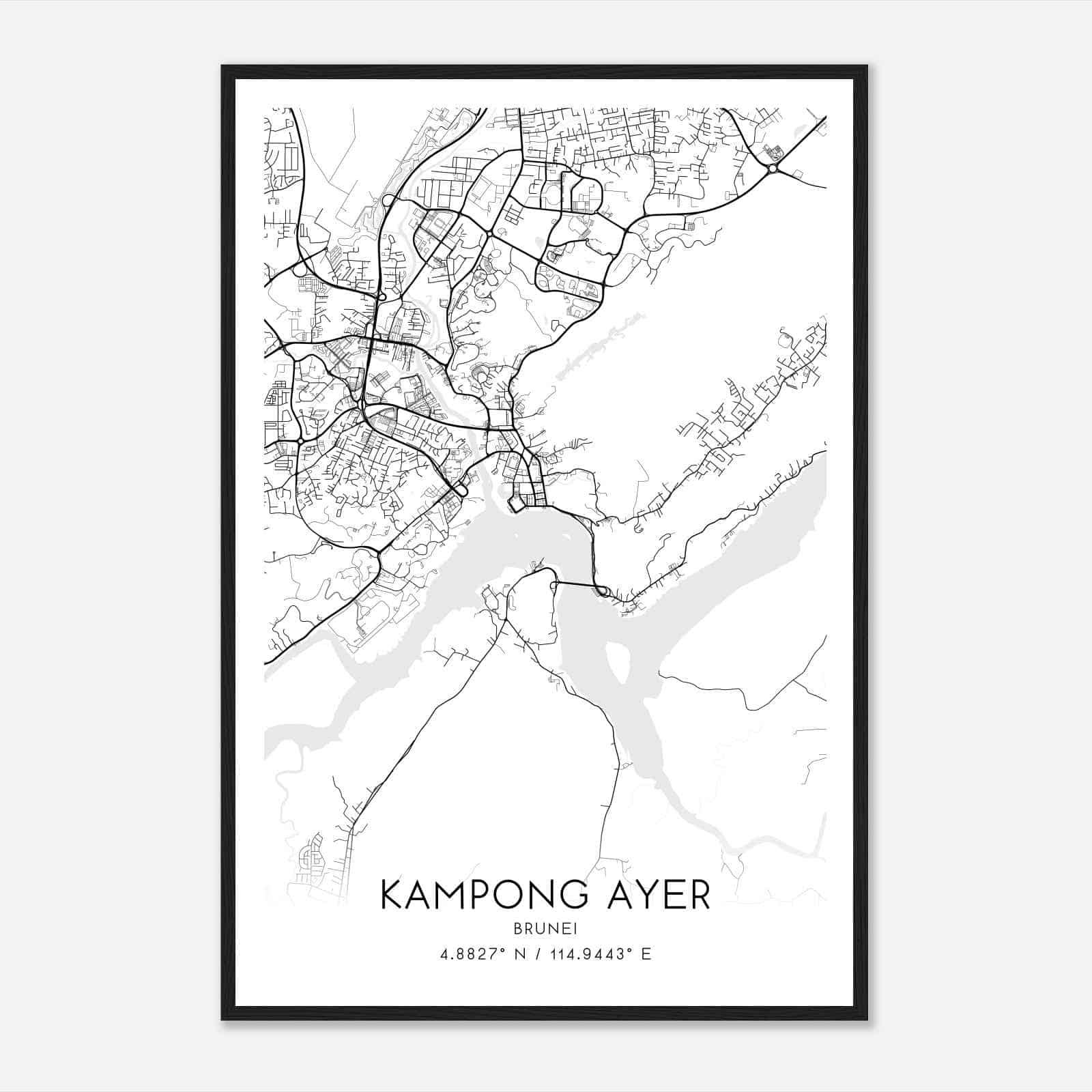 Kampong Ayer - Custom Maps & Posters