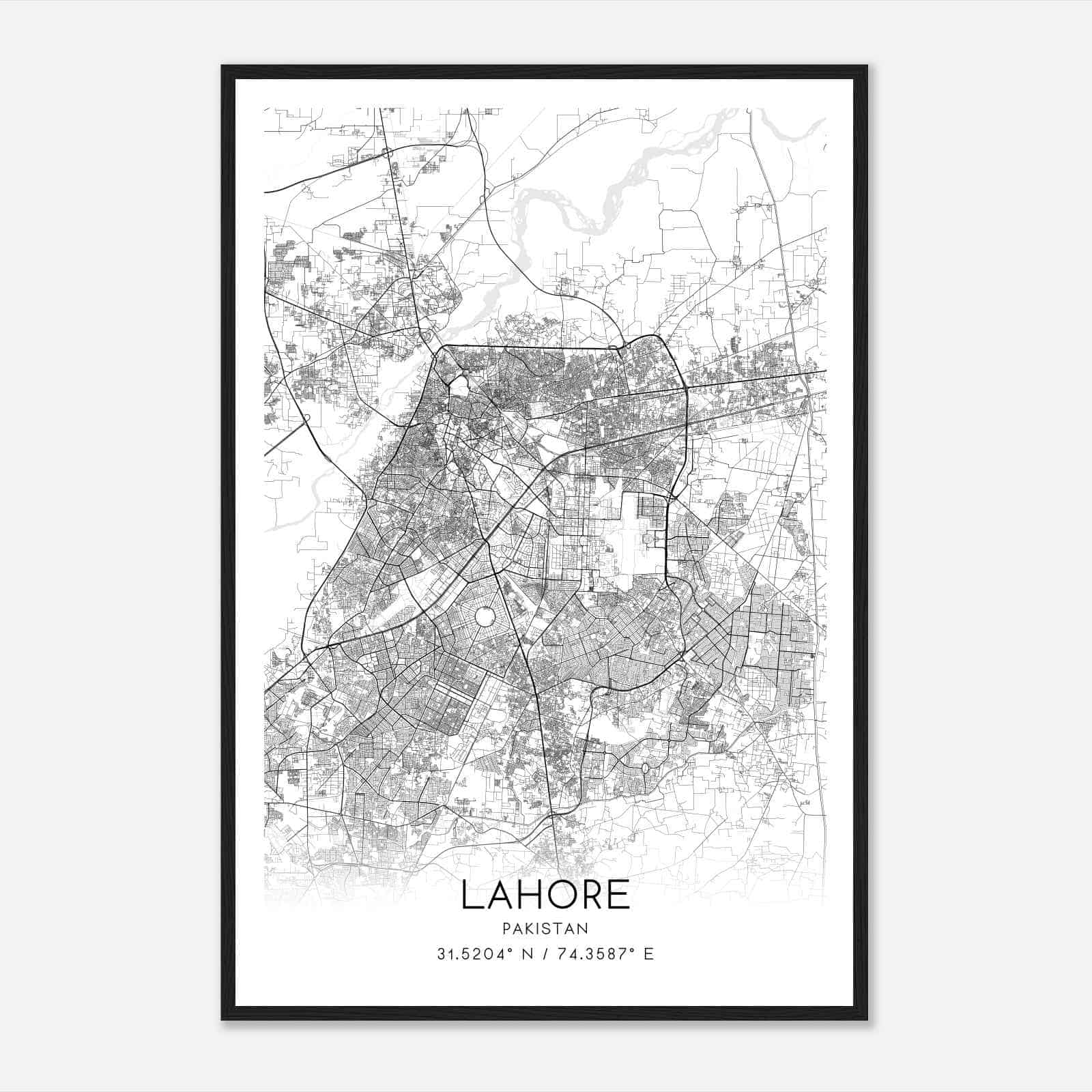 Lahore - Custom Maps & Posters