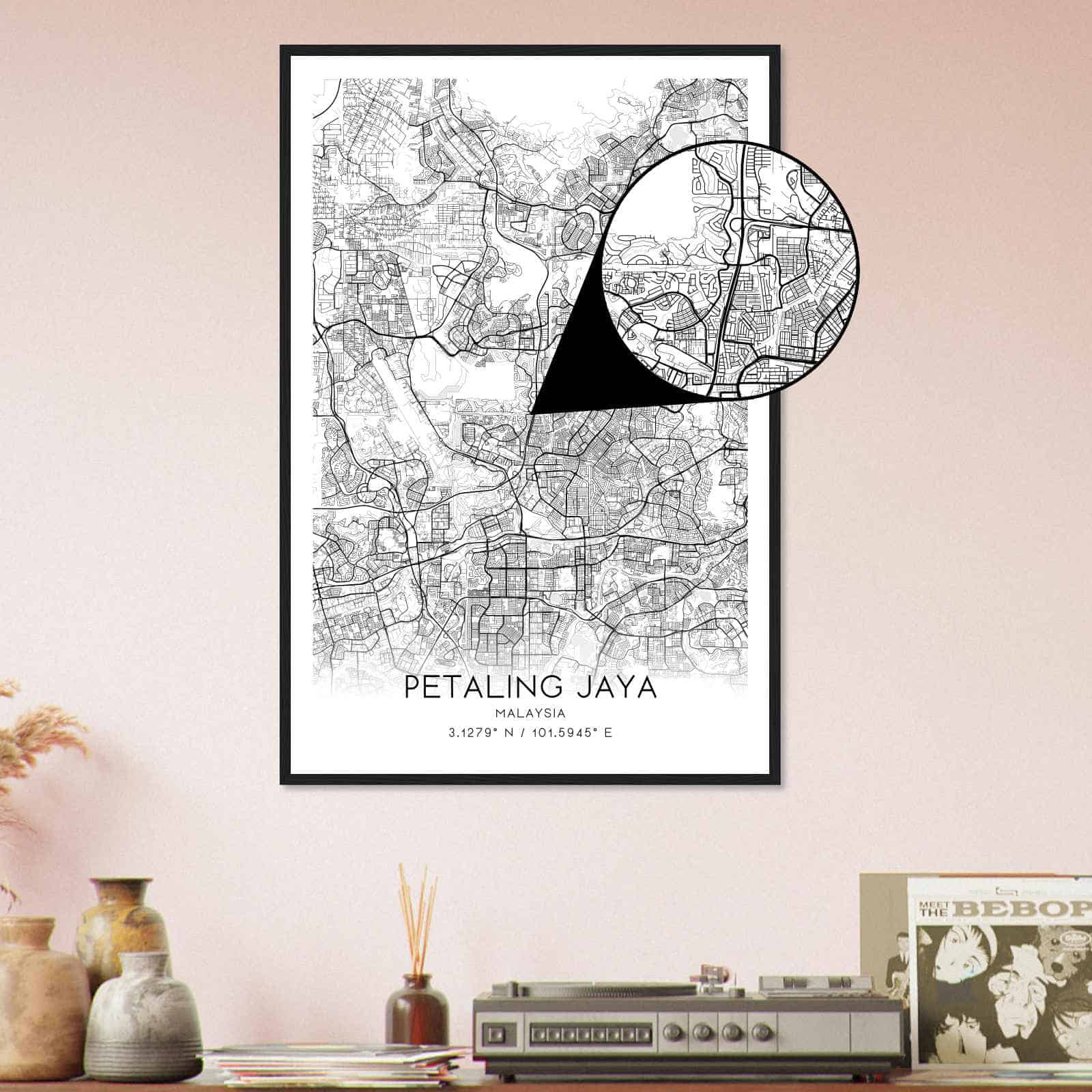 Petaling Jaya - Custom Maps & Posters