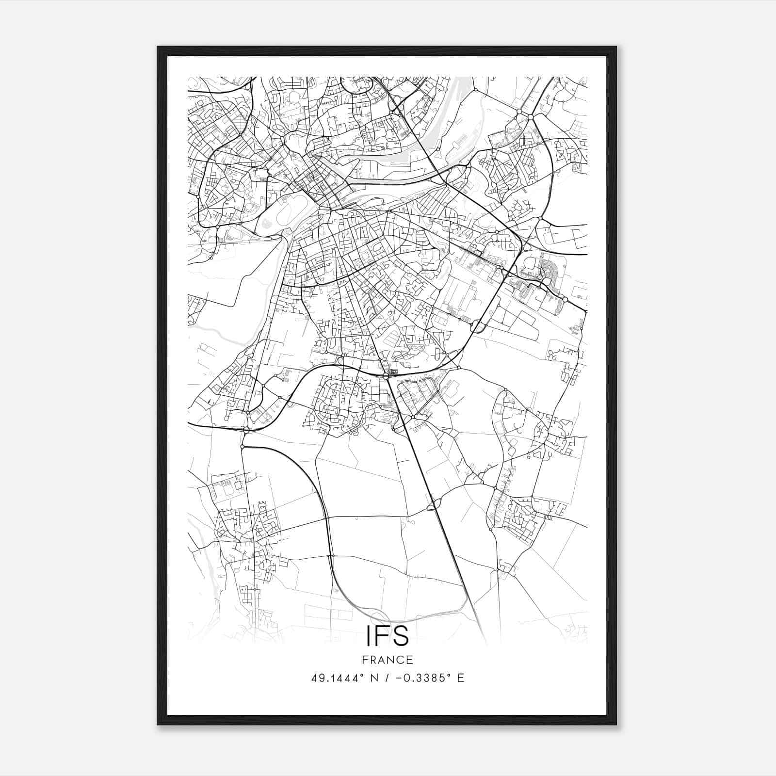 Custom Ifs France Map Poster - Mapmory