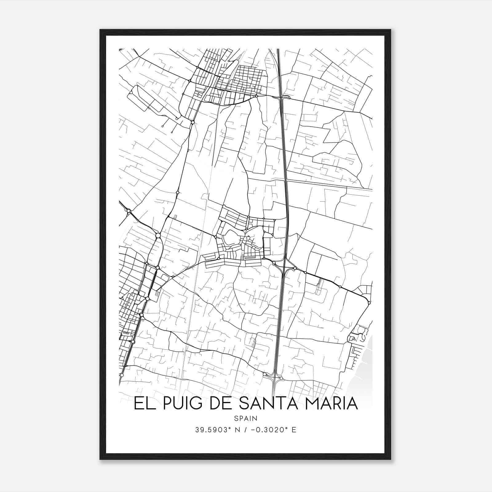 Custom Puig Spain Map Poster - Mapmory